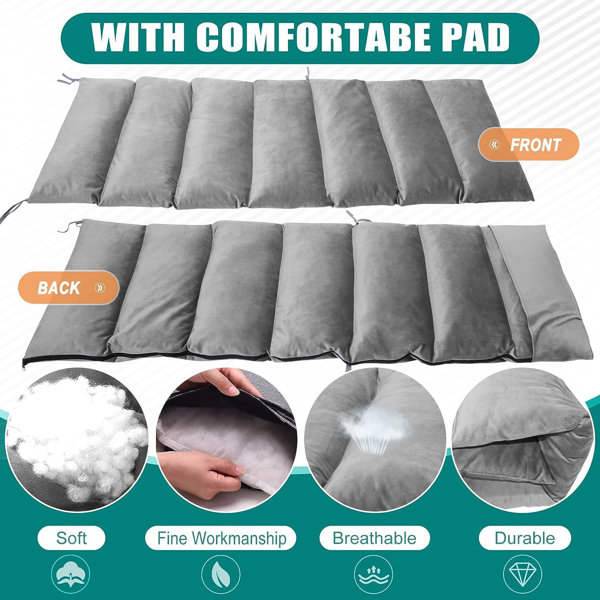 JTANGL 2 Pack Zero Gravity Chair, Padded Adjustable Reclining Lounge Chair with Cup Holder ...